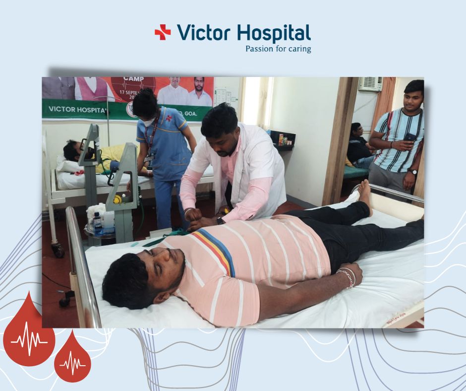 Blood donation camps organised by Victor Hospital – Victor Hospital